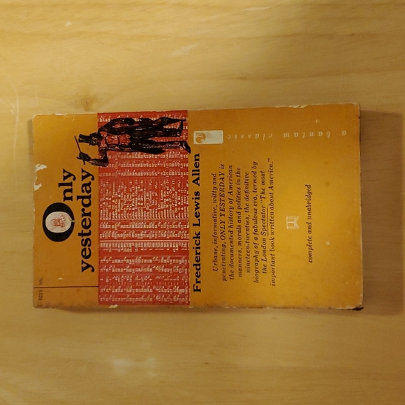 Frederick Lewis Allen | Accents | Only Yesterday By Frederick Lewis ...